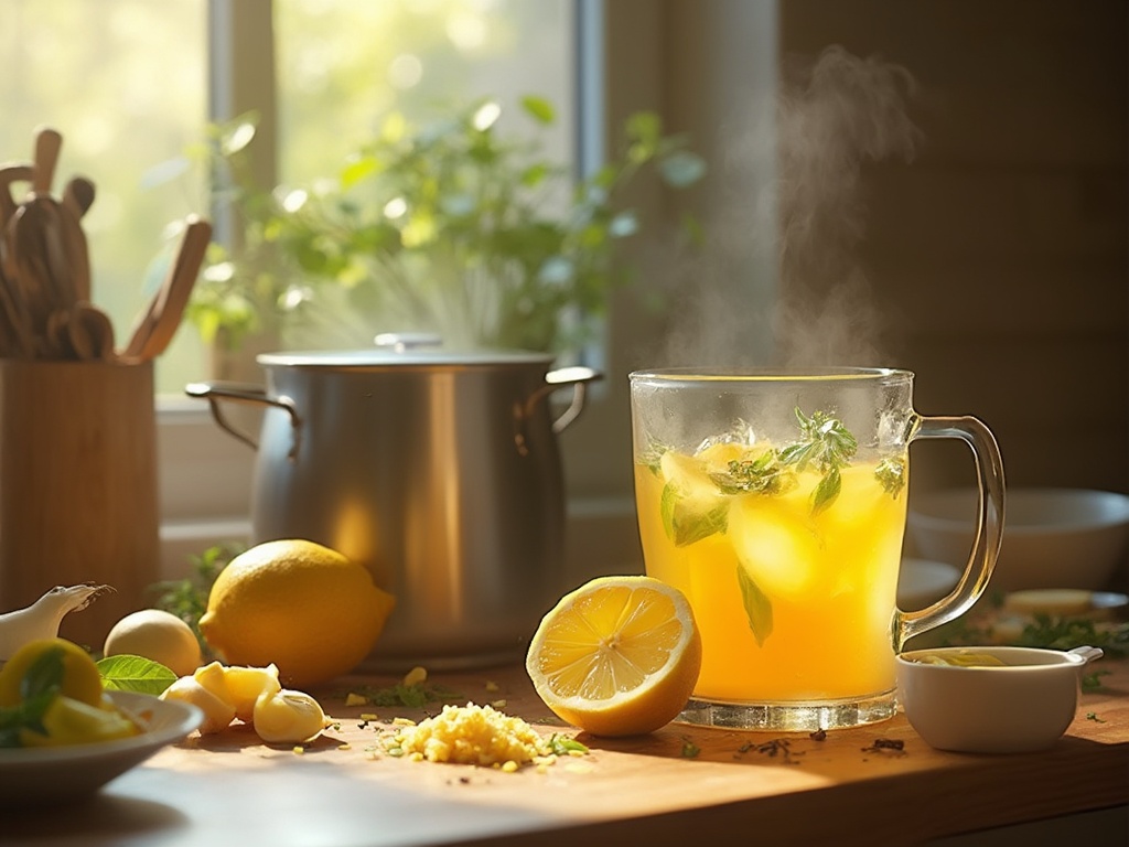 Lemon Ginger and Garlic Tea Recipe: Boost Immunity & Detoxify Naturally ...