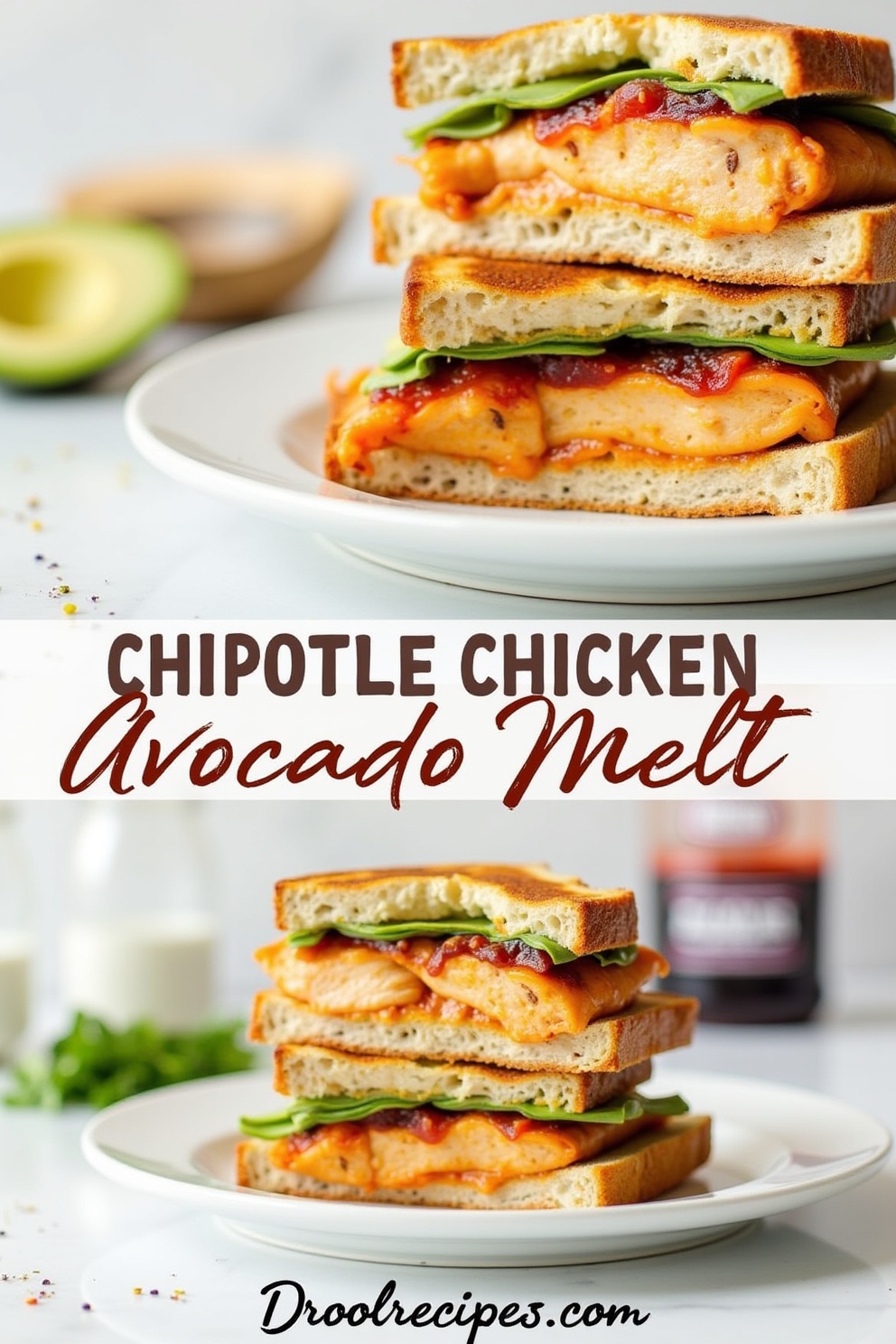 Copycat Panera Chipotle Chicken Avocado Melt Recipe: Easy Homemade ...