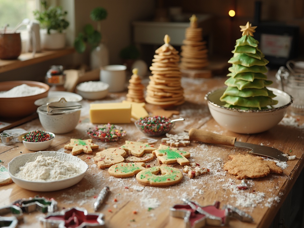 Stacked Sugar Cookie Christmas Trees: The Ultimate Festive Dessert to ...