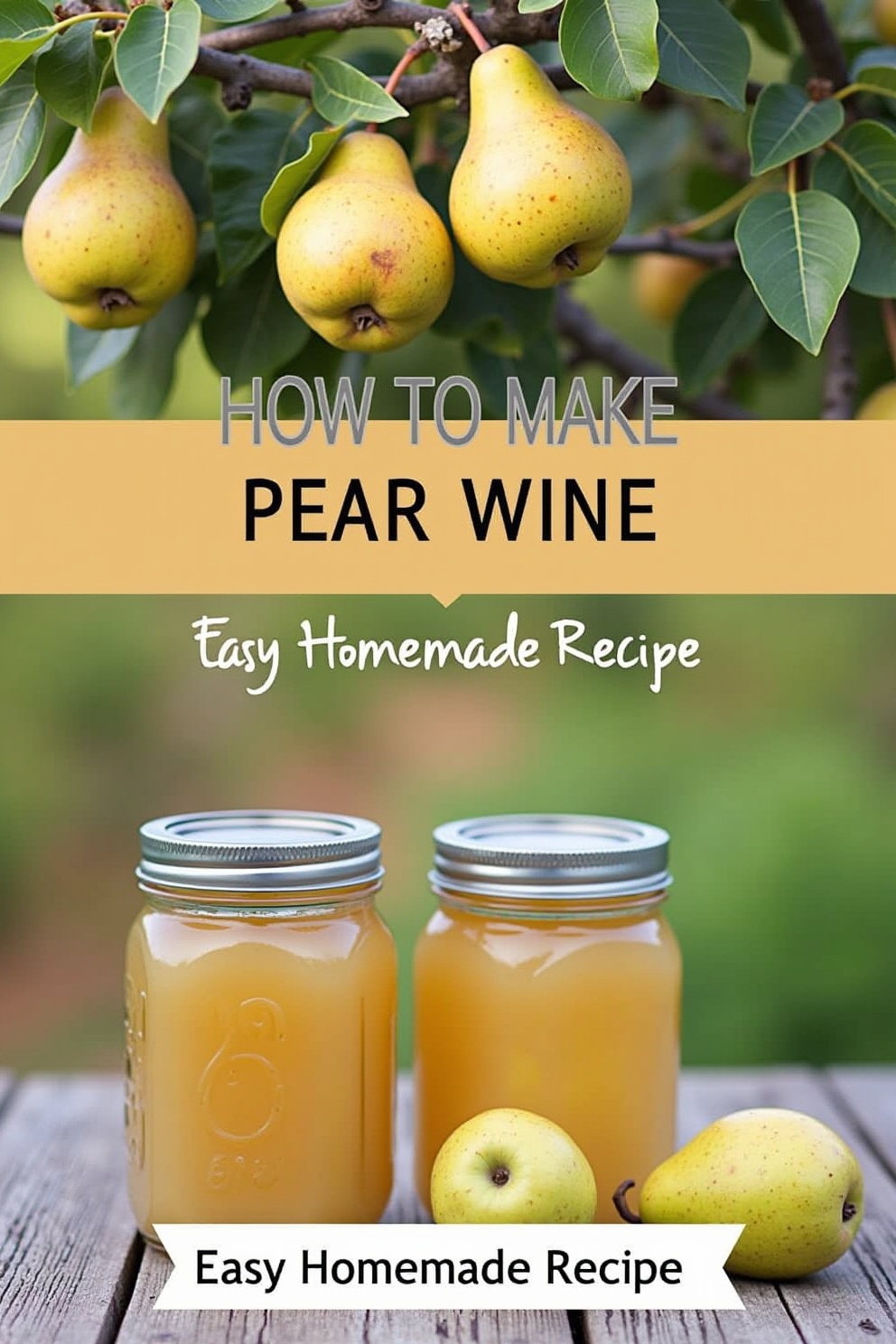 Easy Pear Wine Recipe: Create Delicious Homemade Wine in Just 5 Simple ...