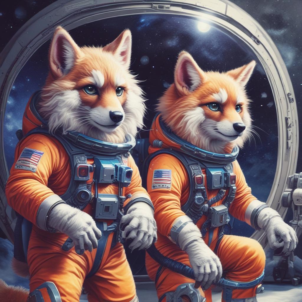The AI generated images challenge # 1 - Furries In Space | VirtualVerse ...