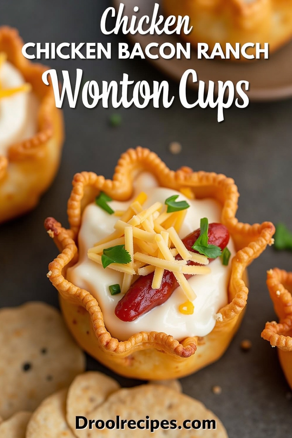 Chicken Bacon Ranch Wonton Cups: The Irresistible Appetizer You Need to ...