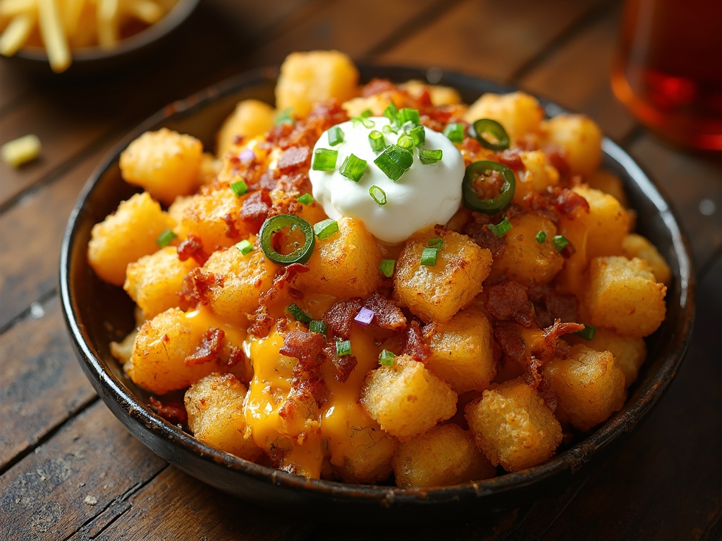 Bar Louie Loaded Tots Recipe: Easy Steps to Deliciousness - Drool Recipes